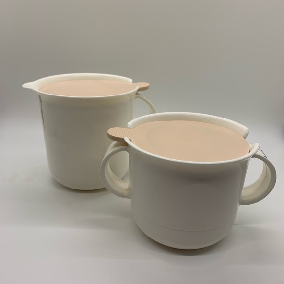 Tupperware | Kitchen | Vintage Tupperware Sugar And Creamer Set White ...